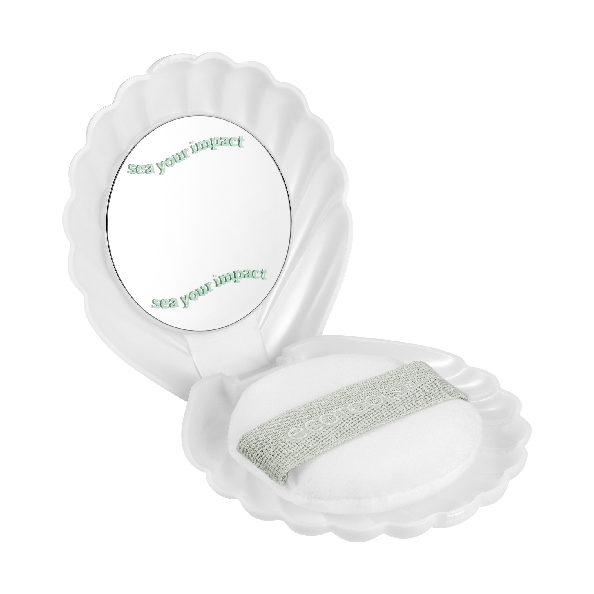 EcoTools Sea Gems Pearl Powder Puff + Case, 2 Piece Set – EcoTools Beauty