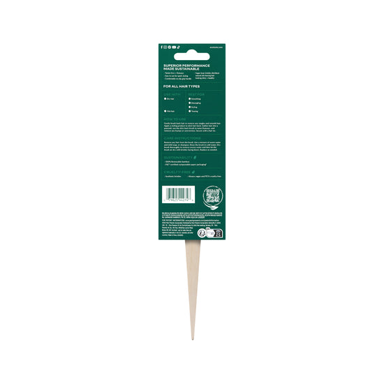 EcoTools Slick Back Hairbrush, Brush For Wet Or Dry Hair, Tease, Smooth ...