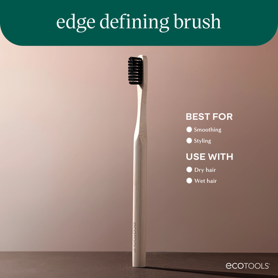EcoTools Edge Defining Hairbrush, For Precision Styling, Tame Edges ...