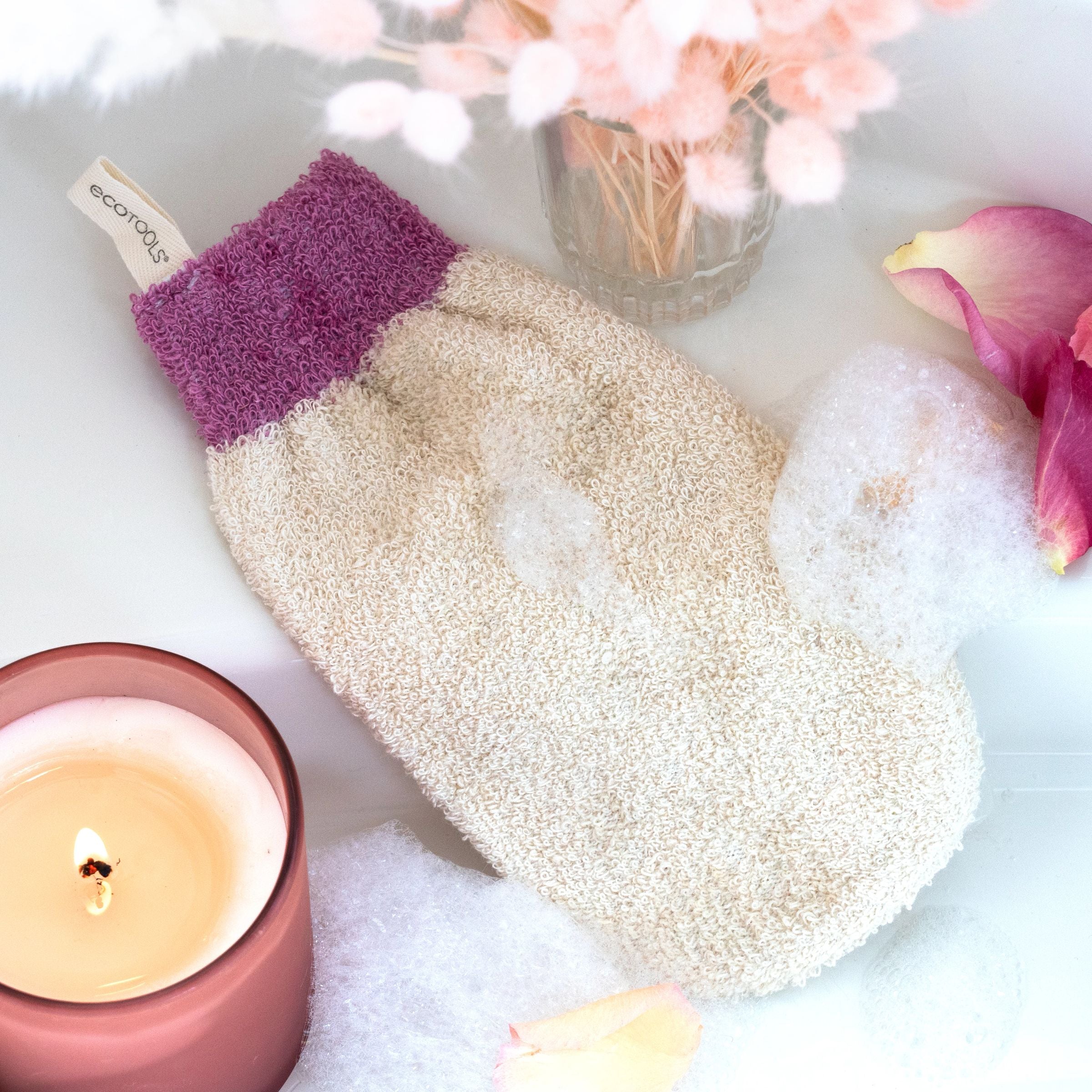 Bath & Shower Mitt, Grey – EcoTools Beauty