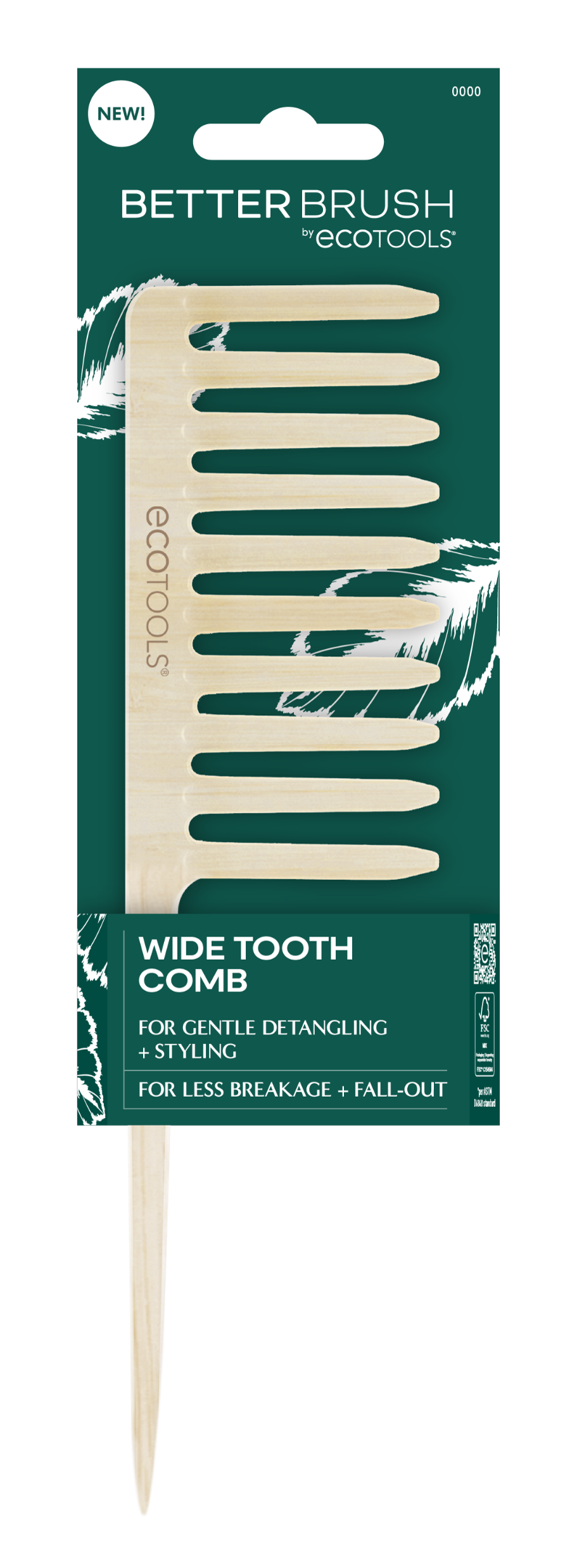 EcoTools Wide Tooth Comb, 1 Count – EcoTools Beauty