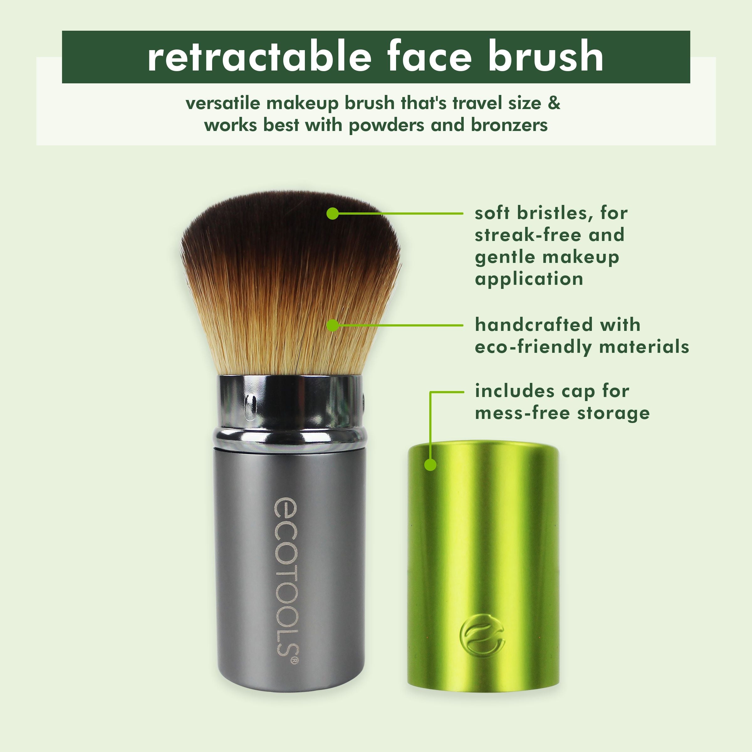 Retractable Face Makeup Brush – EcoTools Beauty