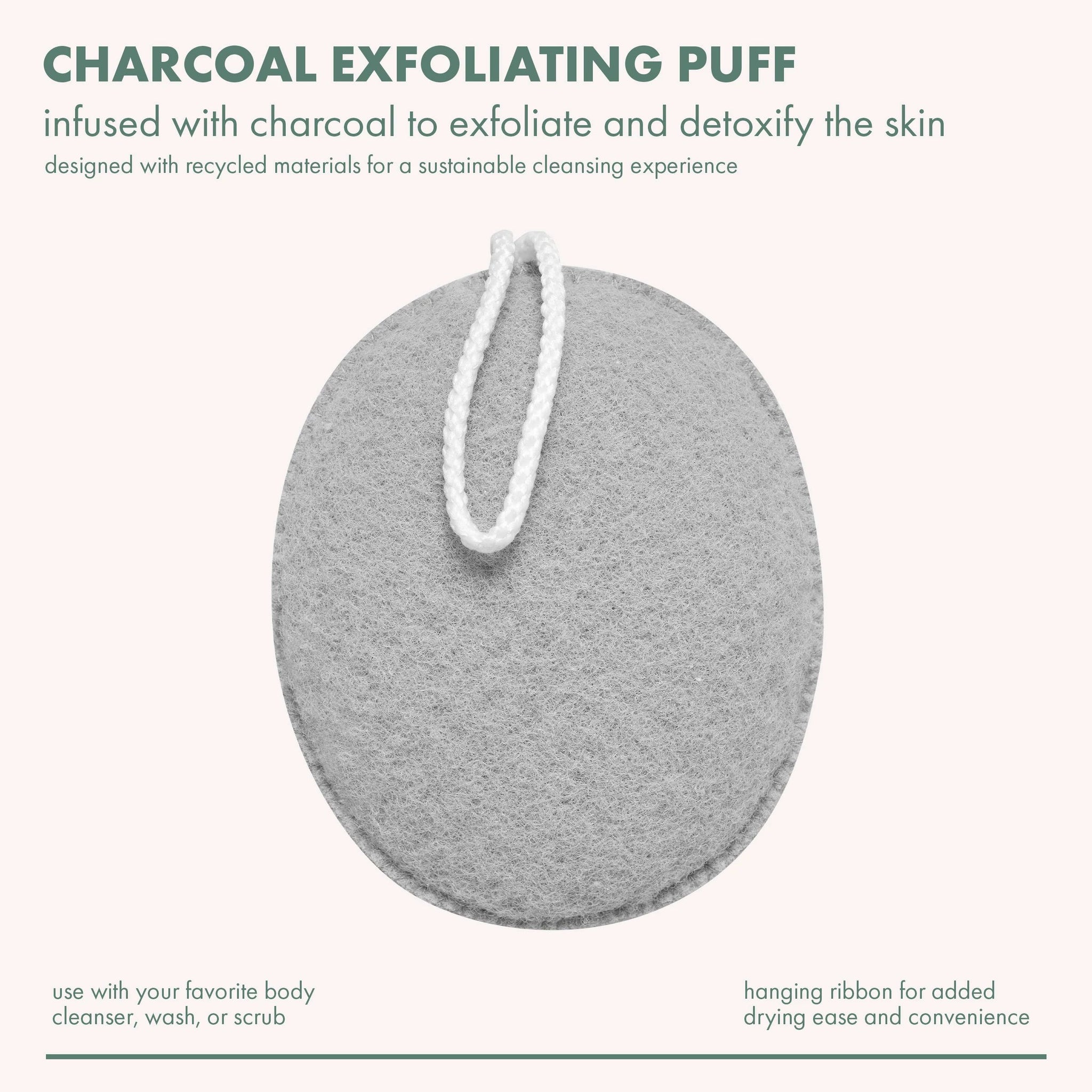 Charcoal Exfoliating Puff – EcoTools Beauty