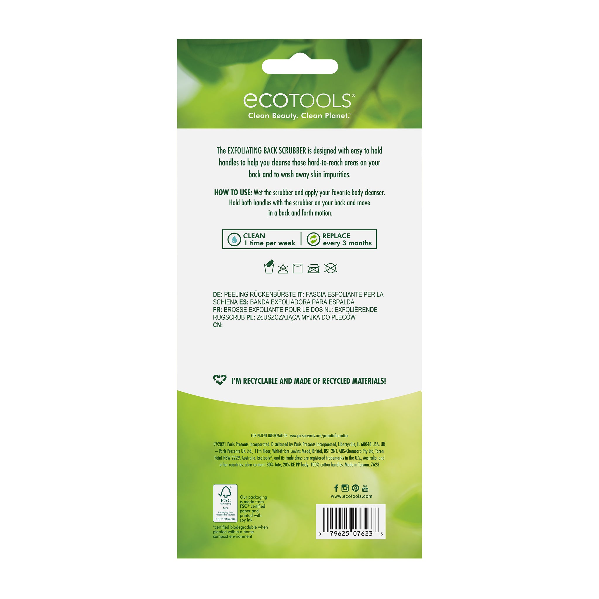Exfoliating Back Scrubber – EcoTools Beauty